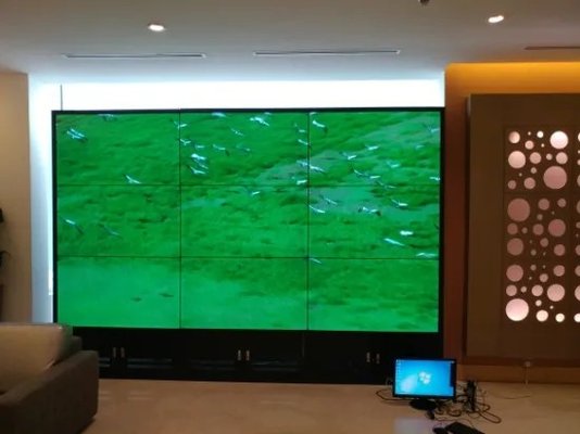 3.5m m ángulo de visión video inconsútil de 55 de la pulgada del LCD varios idiomas de la pared 178/178 grado