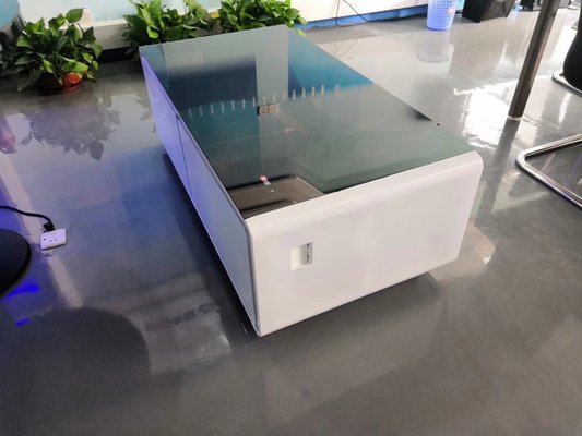 Carga inalámbrica de Dedi de la pantalla táctil de la tabla de Bluetooth del refrigerador interactivo elegante del Presidente