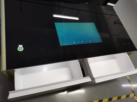 Carga inalámbrica de Dedi de la pantalla táctil de la tabla de Bluetooth del refrigerador interactivo elegante del Presidente