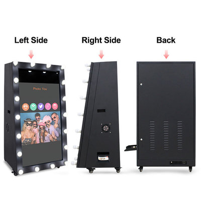 Prenda impermeable portátil del tiempo de la respuesta 5ms de la exhibición del espejo de Smart Lcd para casarse