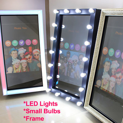 Prenda impermeable portátil del tiempo de la respuesta 5ms de la exhibición del espejo de Smart Lcd para casarse