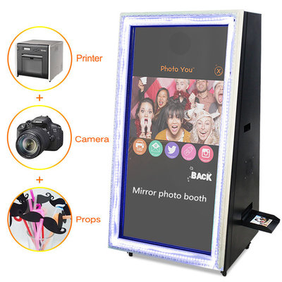 Prenda impermeable portátil del tiempo de la respuesta 5ms de la exhibición del espejo de Smart Lcd para casarse