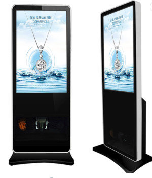 Pantalla táctil interior de la exhibición de la publicidad del LCD, monitor LCD del alto brillo 32 pulgadas