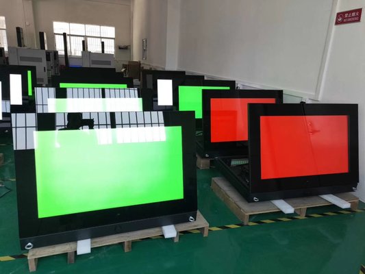 Pantalla LCD táctil digital al aire libre de la señalización de la prenda impermeable IP65 FHD de Dedi 43inch con antideslumbrante