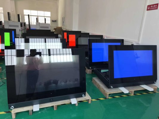 Pantalla LCD táctil digital al aire libre de la señalización de la prenda impermeable IP65 FHD de Dedi 43inch con antideslumbrante