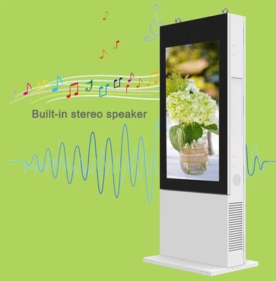 Sistema impermeable al aire libre de Windows del quiosco de la pantalla tácticl LCD de la señalización de Digitaces con el aire/acondicionado