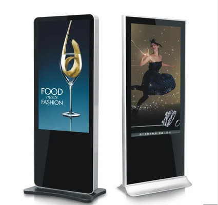 De la señalización de 49 quiosco independiente Digitaces de la pantalla LCD de la pulgada de la exhibición interior del anuncio