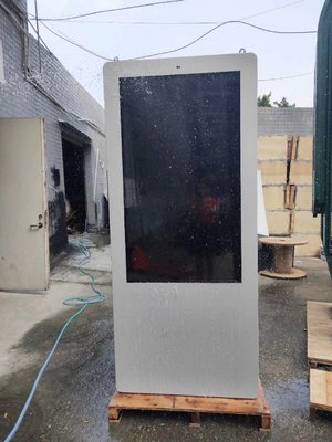 Pantalla táctil al aire libre impermeable de la exhibición de la publicidad del LCD del quiosco 32/43/49/55 pulgada
