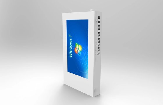 Hanging Outdoor LCD Digital Signage Wireless Advertising Screen Windows For Mall