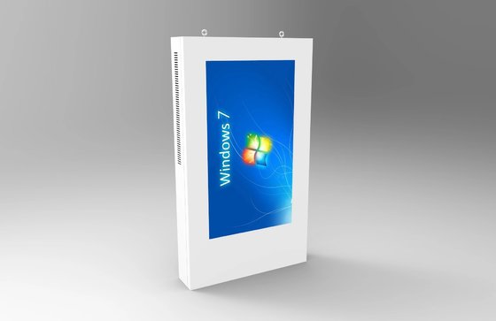 Hanging Outdoor LCD Digital Signage Wireless Advertising Screen Windows For Mall