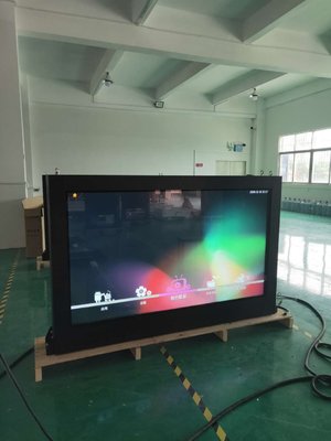 2500 liendres 65" información en tiempo real 1920*1080 de la exhibición de la publicidad del Lcd de la señalización de Digitaces