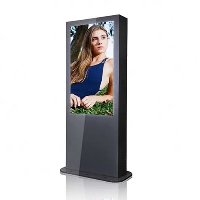 Jugador al aire libre impermeable de la publicidad de la señalización del LCD Digital liendre 1500 de 55 pulgadas