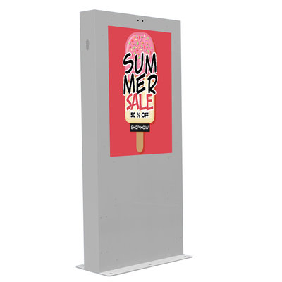 Piso que coloca la exhibición al aire libre Dedi de la publicidad de la señalización del LCD Digital 43 pulgadas