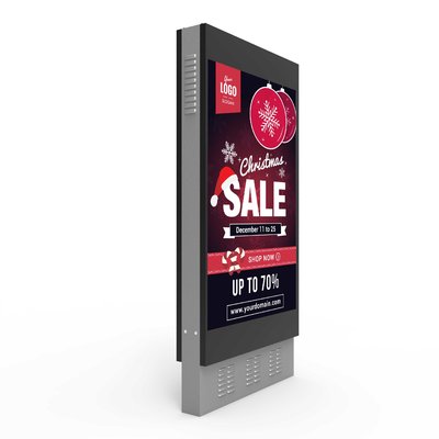 Piso que coloca la exhibición al aire libre Dedi de la publicidad de la señalización del LCD Digital 43 pulgadas