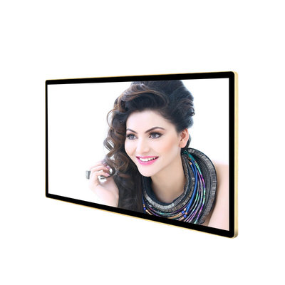 65 Inch LCD Screen Wall Mounted Digital Signage Wifi Outdoor With Remote Control