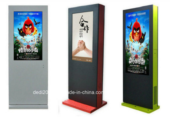 Floor Stand 43''49''55'' 65" High Brightness Outdoor Vertical Digital Signage Totem WiFi Touch LCD Advertising Display K