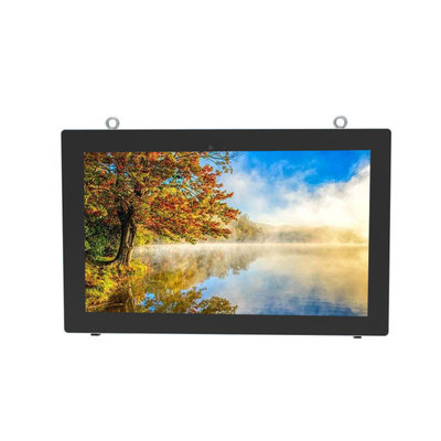 2500 soporte al aire libre Wifi 4G de la pared de la pantalla táctil de la luz del sol de la señalización IP65 del LCD Digital del liendre