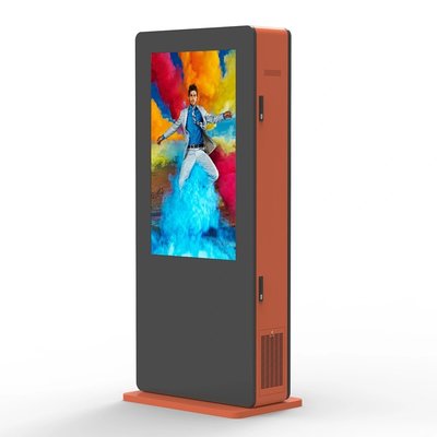 49 Inch Outdoor LCD Digital Signage High Resolution Double Side All In One 50/60 HZ