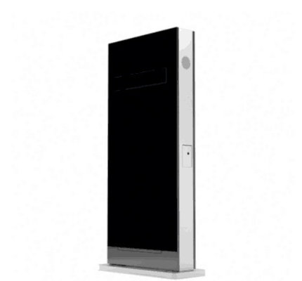 Prenda impermeable de la señalización de Uhd Digital que hace publicidad de la exhibición 65" del Lcd con teledirigido