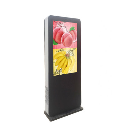 65 pulgadas - situación libre de la prenda impermeable de la exhibición del LCD del alto brillo con teledirigido