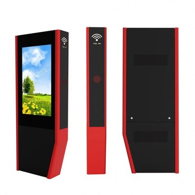 Liendres impermeables al aire libre de la pantalla LCD táctil 1500-2500 del quiosco de la pantalla táctil de 49 pulgadas