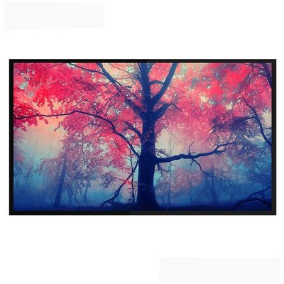 Remote Control Digital Signage Monitor Display 65 Inch With Aluminum Heat Sink