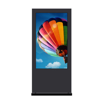 Señalización al aire libre 1080P 65" del LCD Digital del alto brillo de par en par ángulo de visión 50/60 herzios