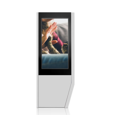 Solución al aire libre IP65 de la señalización de Windows LCD Digital 43 liendre de la pantalla táctil de la pulgada 2500