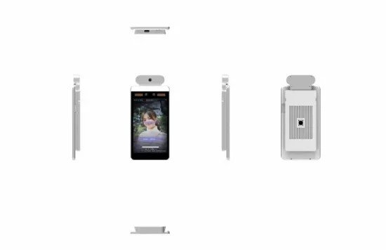 Pantalla táctil a prueba de polvo de los quioscos de Digitaces terminal dinámico del reconocimiento de cara de 8 pulgadas