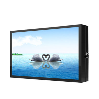 Publicidad de pantalla LCD táctil del alto brillo, señalización al aire libre impermeable 43" de Digitaces