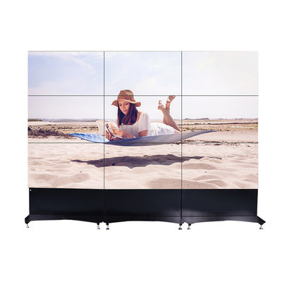 Pared video inconsútil estable del LCD, exhibición de la publicidad de la pared del Lcd de 55 pulgadas que empalma