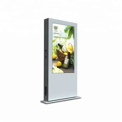 Señalización al aire libre vertical del LCD Digital red de la prenda impermeable de 32 pulgadas garantía de 1 año