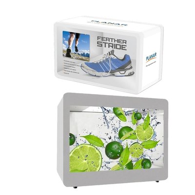 Pantalla táctil transparente interior monitor LCD del jugador de la publicidad de Tft de 21,5 pulgadas
