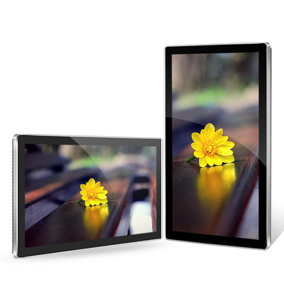 Señalización ultra fina de Digitaces de la pantalla táctil exhibición de Android LCD de 21,5 pulgadas montada en la pared
