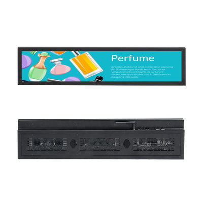 Stretched Bar Ultra Wide LCD Monitor Shelf Advertising Display 38.5 Inch 50/60Hz