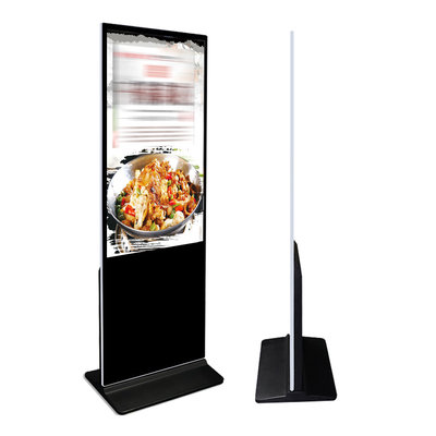 Señalización independiente de Digitaces de la forma delgada, pulgada interior de la pantalla 32-98 de la publicidad del LCD