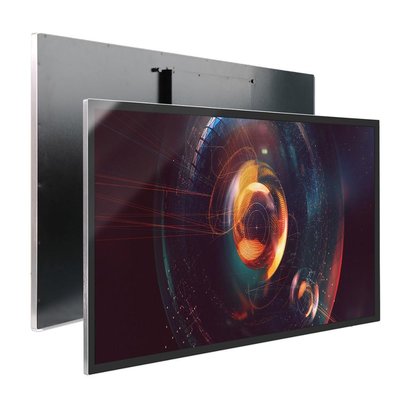 Soporte interior de la pared que hace publicidad de la señalización de Digitaces, pantalla de visualización ultra fina del LCD 49"
