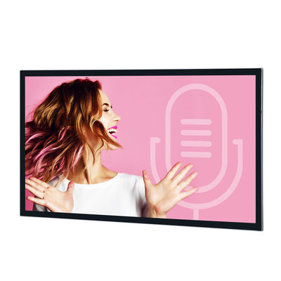 Exhibición video inconsútil completa de la publicidad de la pared de HD LCD 21,5 pulgadas con el bisel del metal
