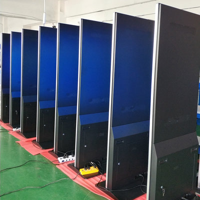 65 Inch Standalone Digital Signage LCD Advertising Screen 1080P 1920*1080 Resolution