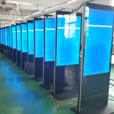 65 Inch Standalone Digital Signage LCD Advertising Screen 1080P 1920*1080 Resolution