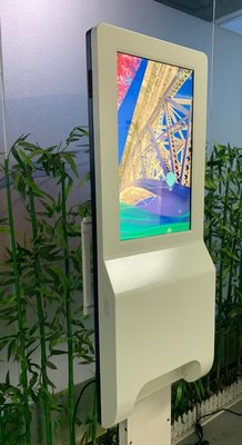 Pulgadas interior de la exhibición de la señalización del LCD Digital del alto brillo 21,5 con la mano Sanitisers