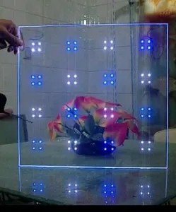 Smart moderó la aprobación transparente de cristal del CE ROSH del alto brillo de la pantalla LED