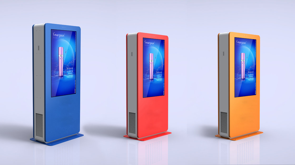 Dedi señalización digital brillante estupenda al aire libre a prueba de polvo antideslumbrante del lcd de 55 pulgadas