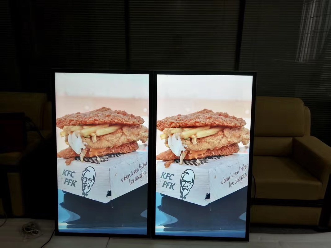 señalización al aire libre del jugador LED Digital del anuncio del panel de la pantalla de visualización de 55inch LCD, situación del piso