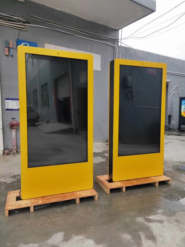 Dedi exhibiciones de pantalla LCD libres al aire libre a prueba de mal tiempo de 75 pulgadas para la publicidad fácil