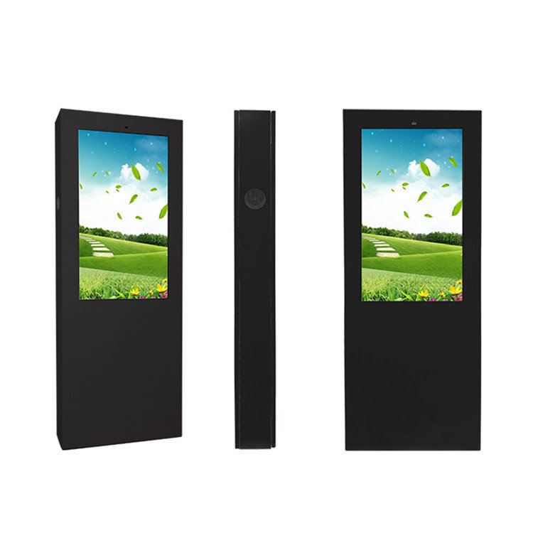 1500~3000 fan al aire libre de la señalización IP65 del LCD Digital de los liendres que se refresca con el sistema de Android