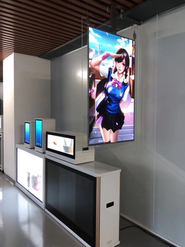 Digitaces 55" doble de la exhibición de la publicidad del LCD echaron a un lado techo quad-core de Android 7,1 de la señalización