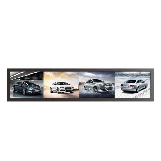 450cd/M2 Stretched Display Screen , Stretched Bar LCD Monitor For Advertising