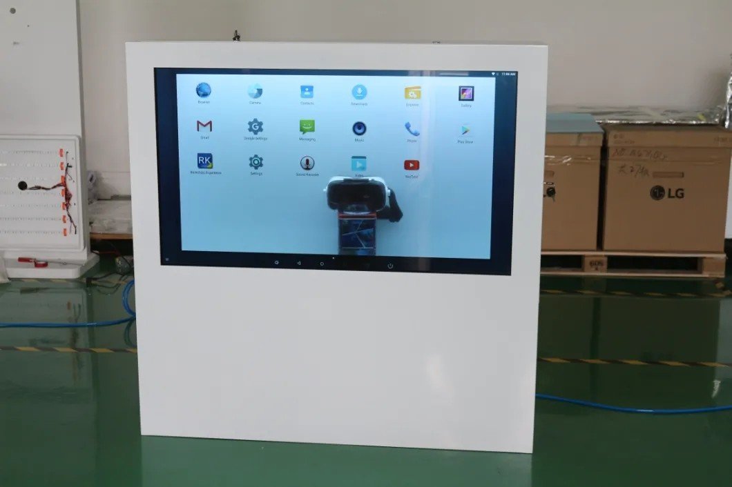 Android/exhibición transparente de la pantalla LCD táctil 1069.8mm×600m m de Windows para la alameda