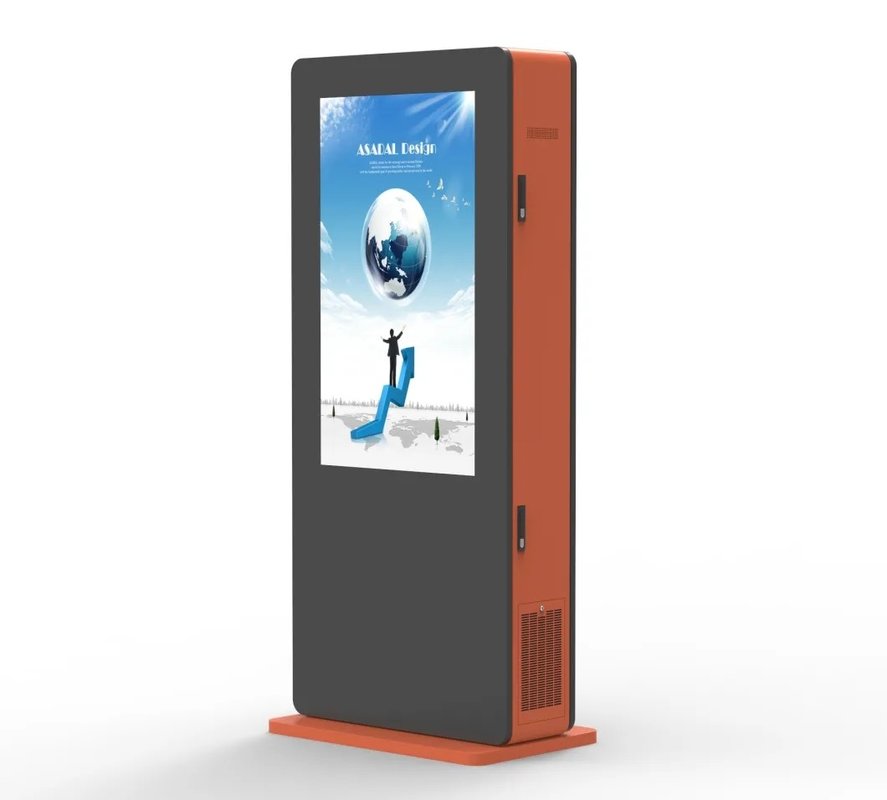 3000 Nit Digital Signage Lcd Advertising Display 65 Inch Double Sides Ad Player